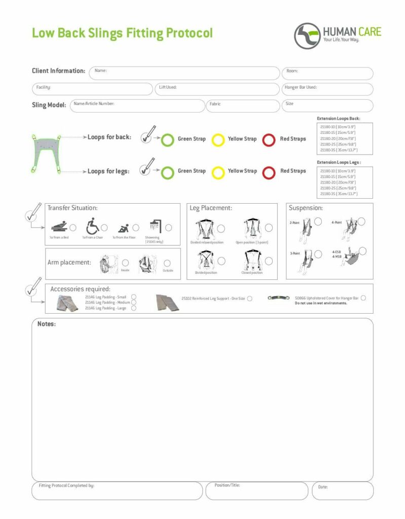Amputee Sling - Human Care Canada
